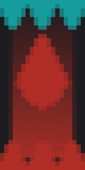 Blood drop banner Minecraft Banner