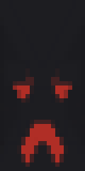 Sad Face Minecraft Banner