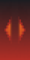 Flaming Eye Minecraft Banner