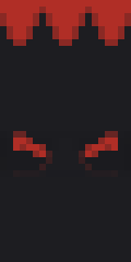 Red Aggresive Eyes Minecraft Banner