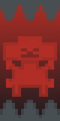 Scary Blood Wither Minecraft Banner