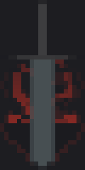 Downwards flaming sword Minecraft Banner
