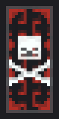 Gothic pirate banner Minecraft Banner