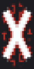 the red X Minecraft Banner
