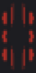 V1 | Red & Black Shield Mason's Banner Minecraft Banner