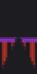 Crying blood enderman Minecraft Banner