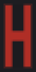 Letter H Banner Minecraft Banner