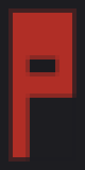 Letter P Banner Minecraft Banner