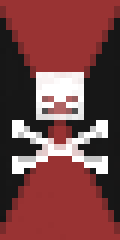 Blackbeard flag Minecraft Banner