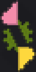 Pink & Yellow Flower Banner Minecraft Banner