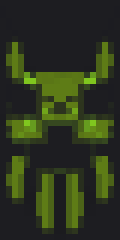 Lime Golem Minecraft Banner