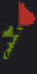 Red rose Minecraft Banner