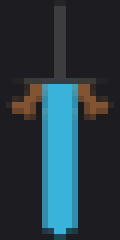 Diamond Sword with brown hilt Minecraft Banner