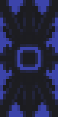 Unholy Blue Banner Minecraft Banner