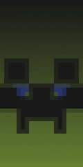 Dark Crying Creeper Minecraft Banner