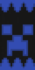 skeleton blue Minecraft Banner