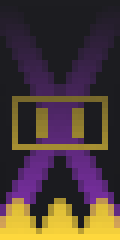 purple art Minecraft Banner
