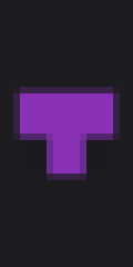 Tetris (t block) Minecraft Banner