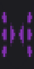 Purple Cape Minecraft Banner