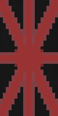 Red Cross and X Minecraft Banner