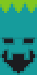Scary Monster Minecraft Banner