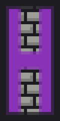 Purple Letter H Minecraft Banner