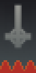Edgy Inverted Cross Minecraft Banner