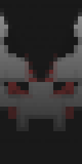 cool skeletal demon design Minecraft Banner