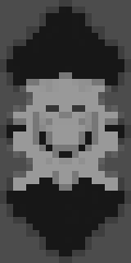 skeleton head Minecraft Banner