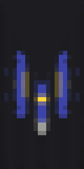 Blue moth Minecraft Banner