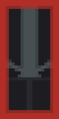 Netherite Sword Shield(but wiht red outline) Minecraft Banner