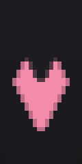 Pink Heart Minecraft Banner