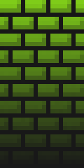Green Bricks Minecraft Banner