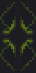 Green and Black Pattern (Survival Friendly) Minecraft Banner