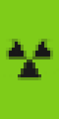 Radioactive Minecraft Banner
