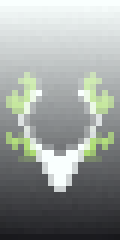 White RPG stag Minecraft Banner