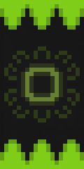 Toxic flower Minecraft Banner
