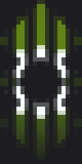 Minecraft Banner 1 (Lime-Green) Minecraft Banner