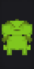 Slime monster banner Minecraft Banner