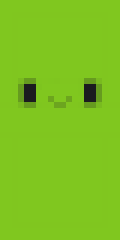 Slime face Minecraft Banner