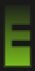 Letter E Minecraft Banner
