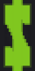 green dollar Minecraft Banner