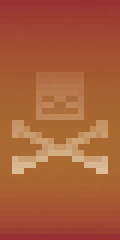 fire Skull Minecraft Banner