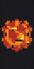 Fire Blob Minecraft Banner