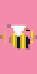 Cute Bee Banner Minecraft Banner
