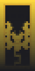 Golden Dragon Minecraft Banner