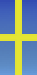 Sweden flag Minecraft Banner