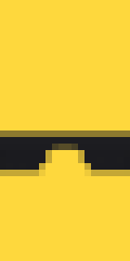 Sunglasses Derp Face Minecraft Banner