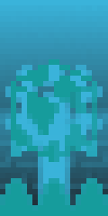 Blue nether forest Minecraft Banner