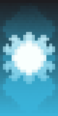Blue Magic Moon Minecraft Banner